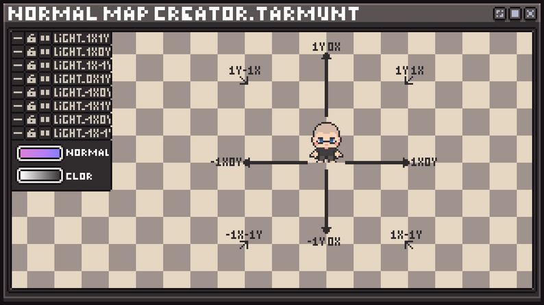 Normal Map Aseprite by TarMuntPixel