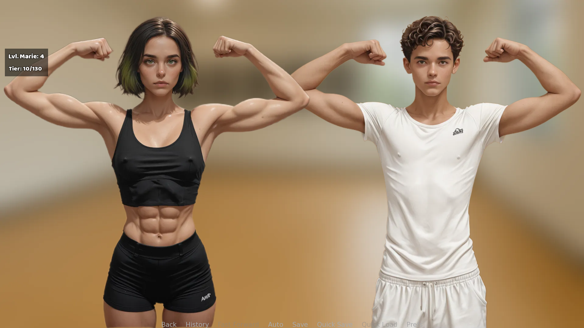 Female Muscle Leveling - Demo by FMG XP