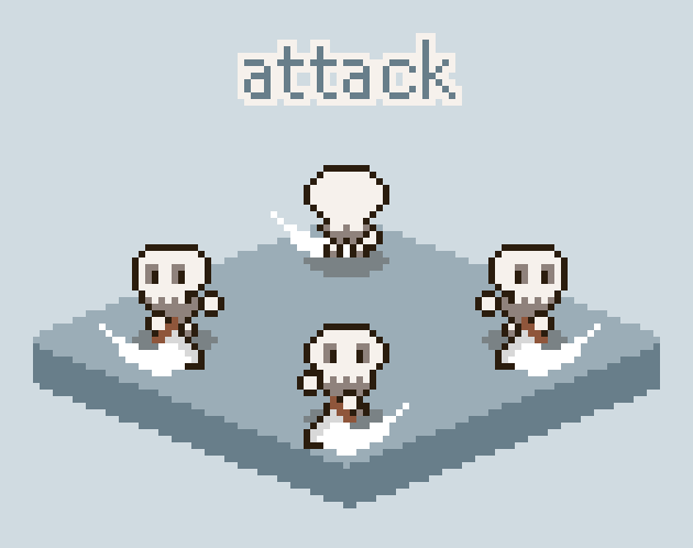 Skeleton - Top Down Sprite by Mica