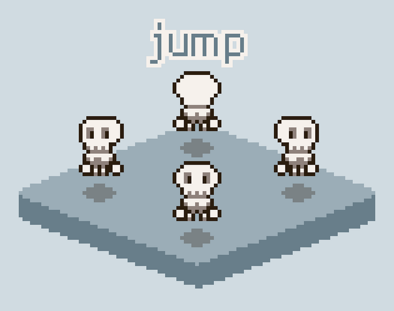 Skeleton - Top Down Sprite by Mica