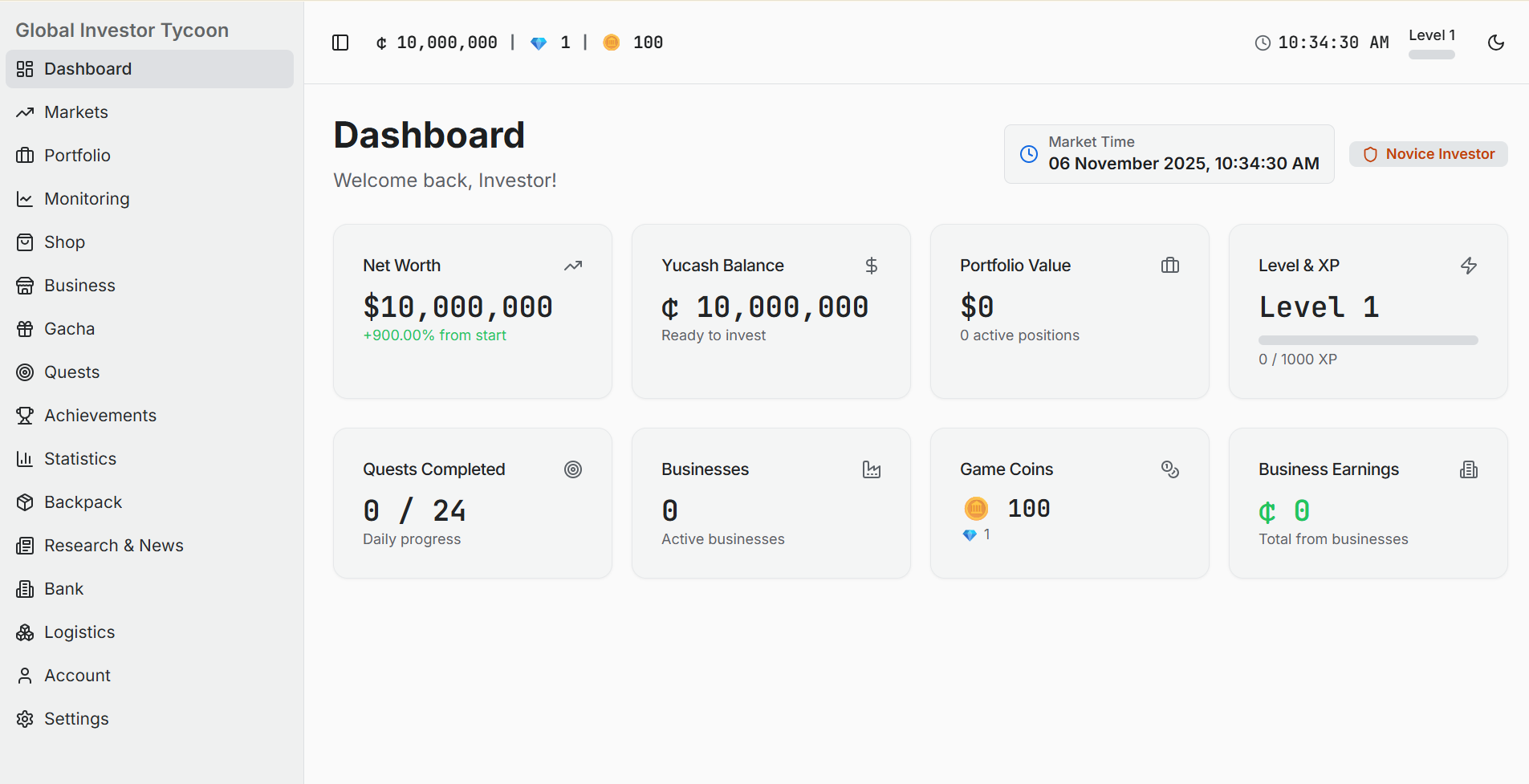 Global Investor Tycoon by yuenid