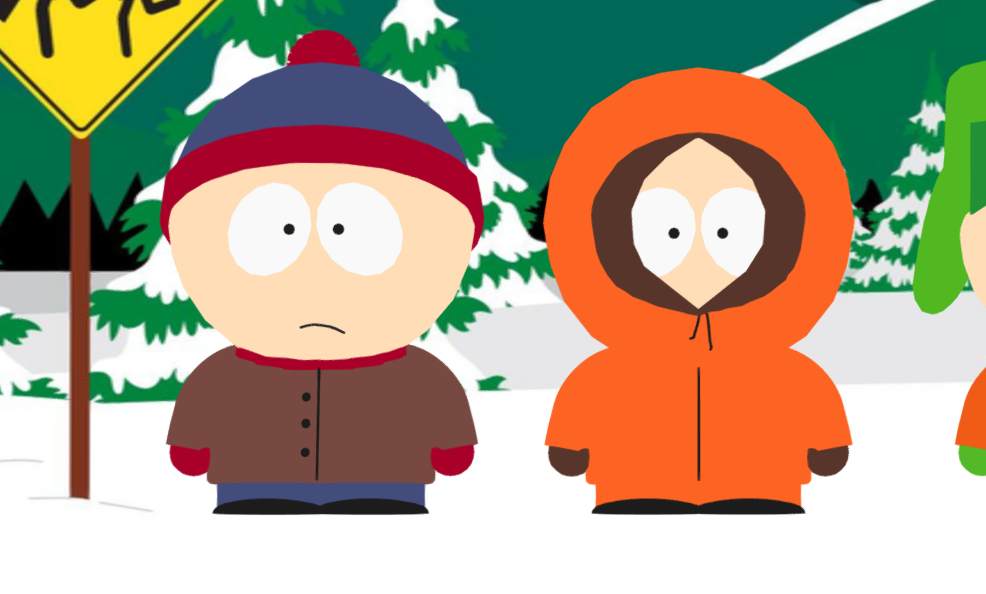South Park - Kenny, Stan, Eric and Kyle by Yugengen