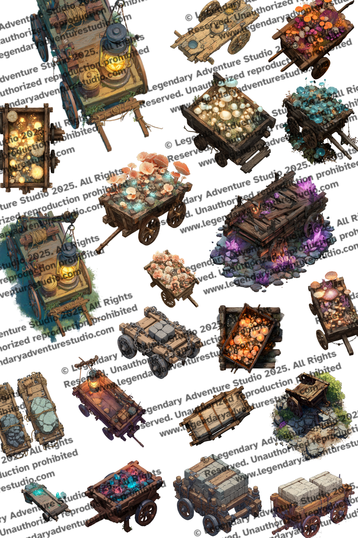 Mining Wheelbarrows Bundles by Legendary Adventure Studio