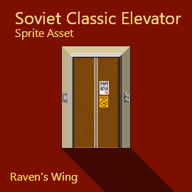 Soviet Classic 70-80s Door & Iconic Elevator by Raven's Wing
