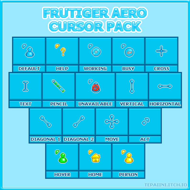 Frutiger Aero Cursor Pack by Tepaiini