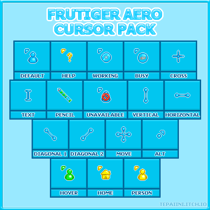 Frutiger Aero Cursor Pack by Tepaiini