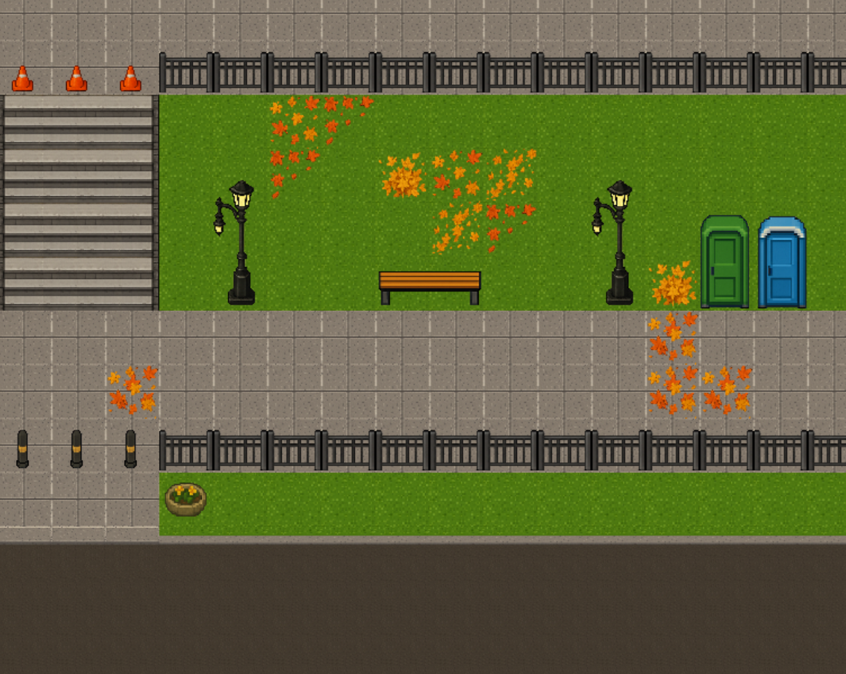 US Modern City Streets — Base Tileset (48x48, RPG Maker) by KiDD50