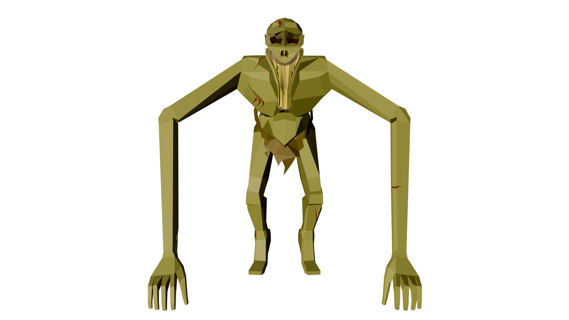 Low Poly Horror Monster by GUS