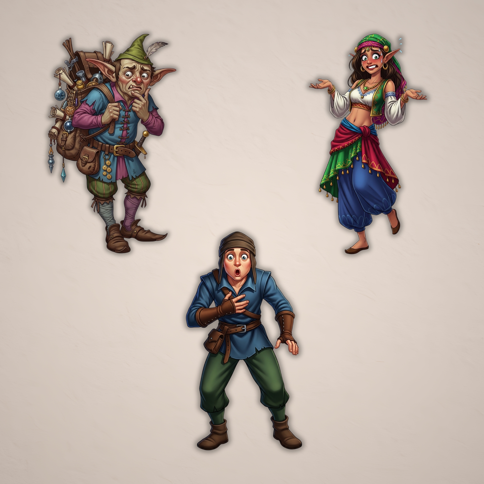 Three emotions, one collection - EMOTIVE FANTASY CHARACTERS — Vol. 01 ...