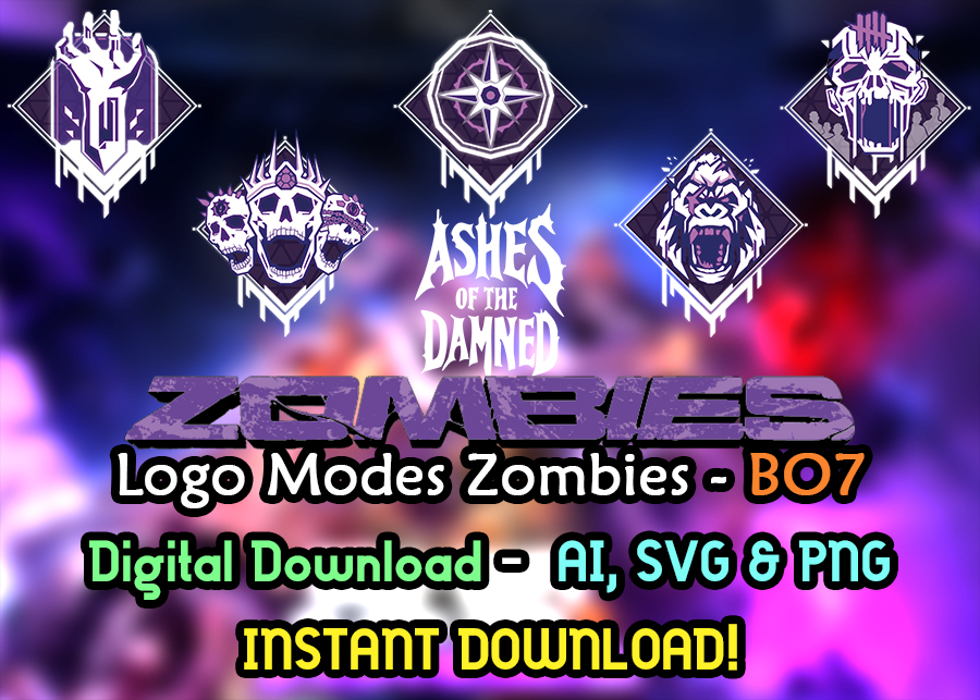 Logo Mod Zombies Black Ops 7 - Mod Zombies - BO7 Zombies - COD - Icons ...