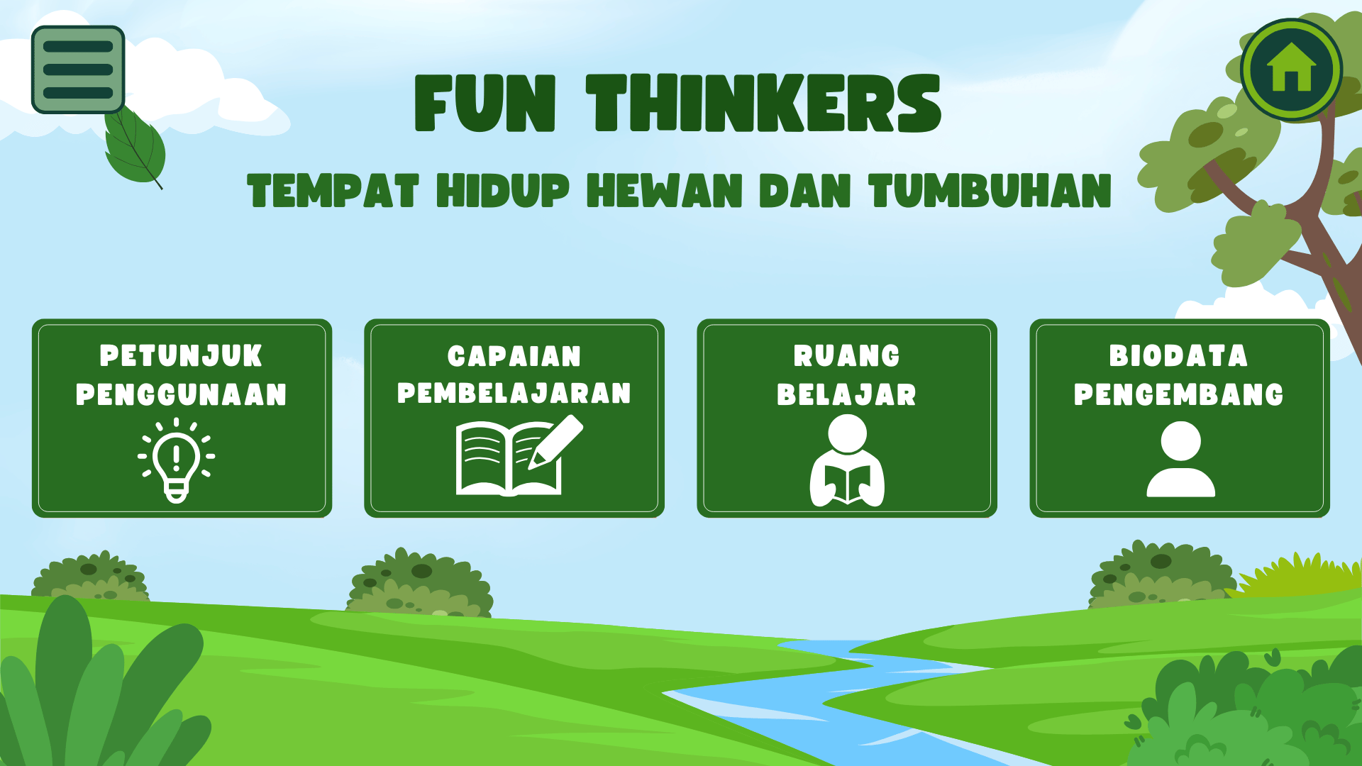 Fun Thinkers Materi Tempat Hidup Hewan dan Tumbuhan by adnan0403