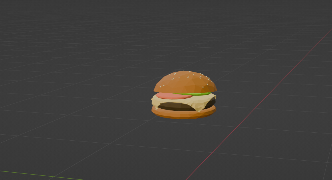 Low-poly burger by RaBalder