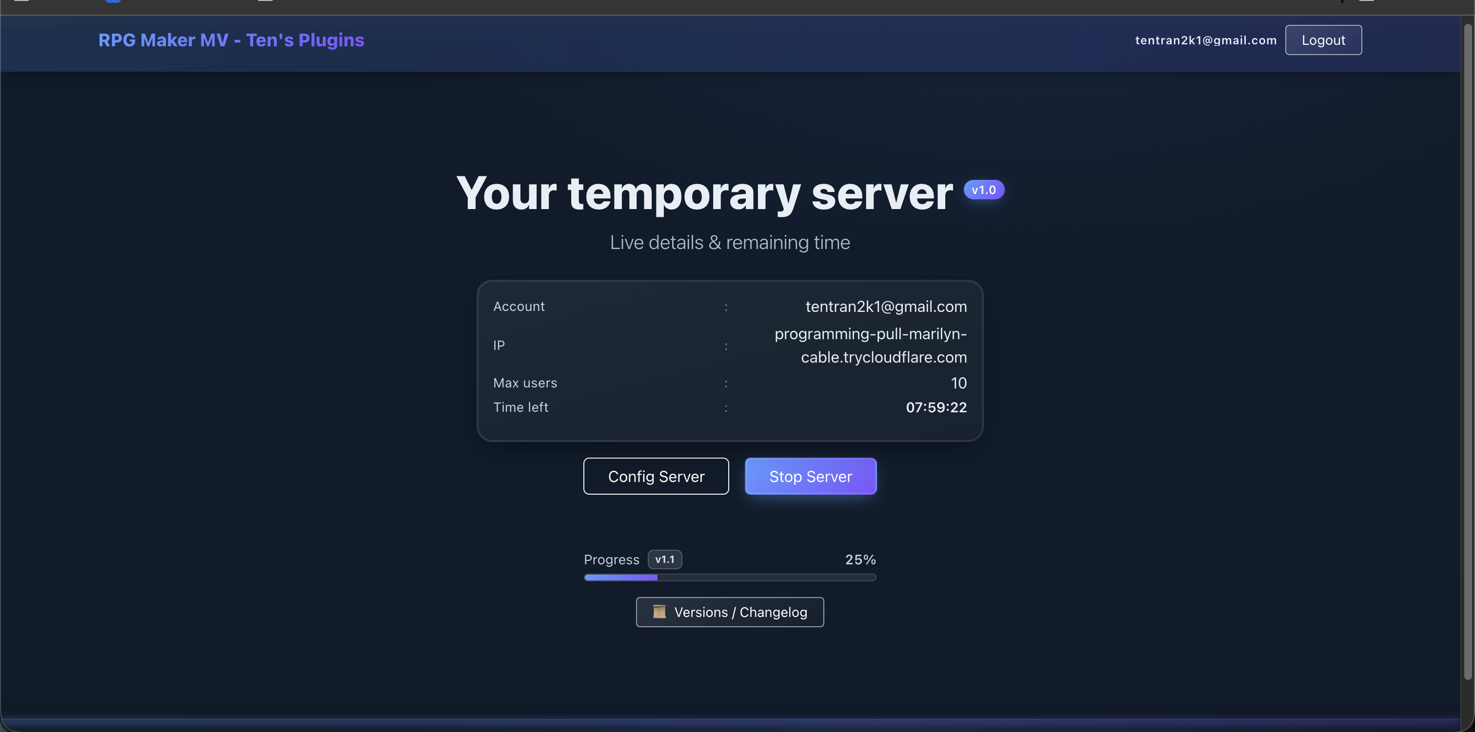 [PLUGIN] Online Cloud Server - RPG Maker MV by Tendev2d 's Plugins - RPG Maker MV