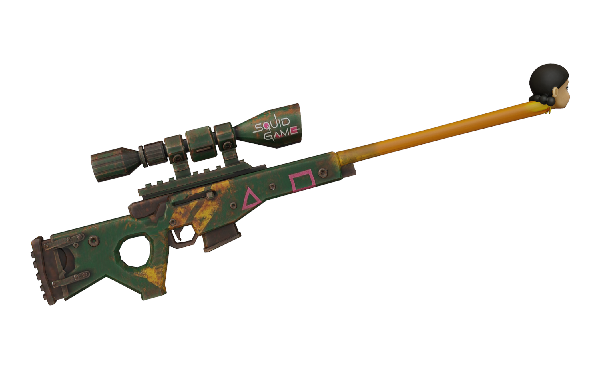 Squid Game Weapons 3D by KAG3D