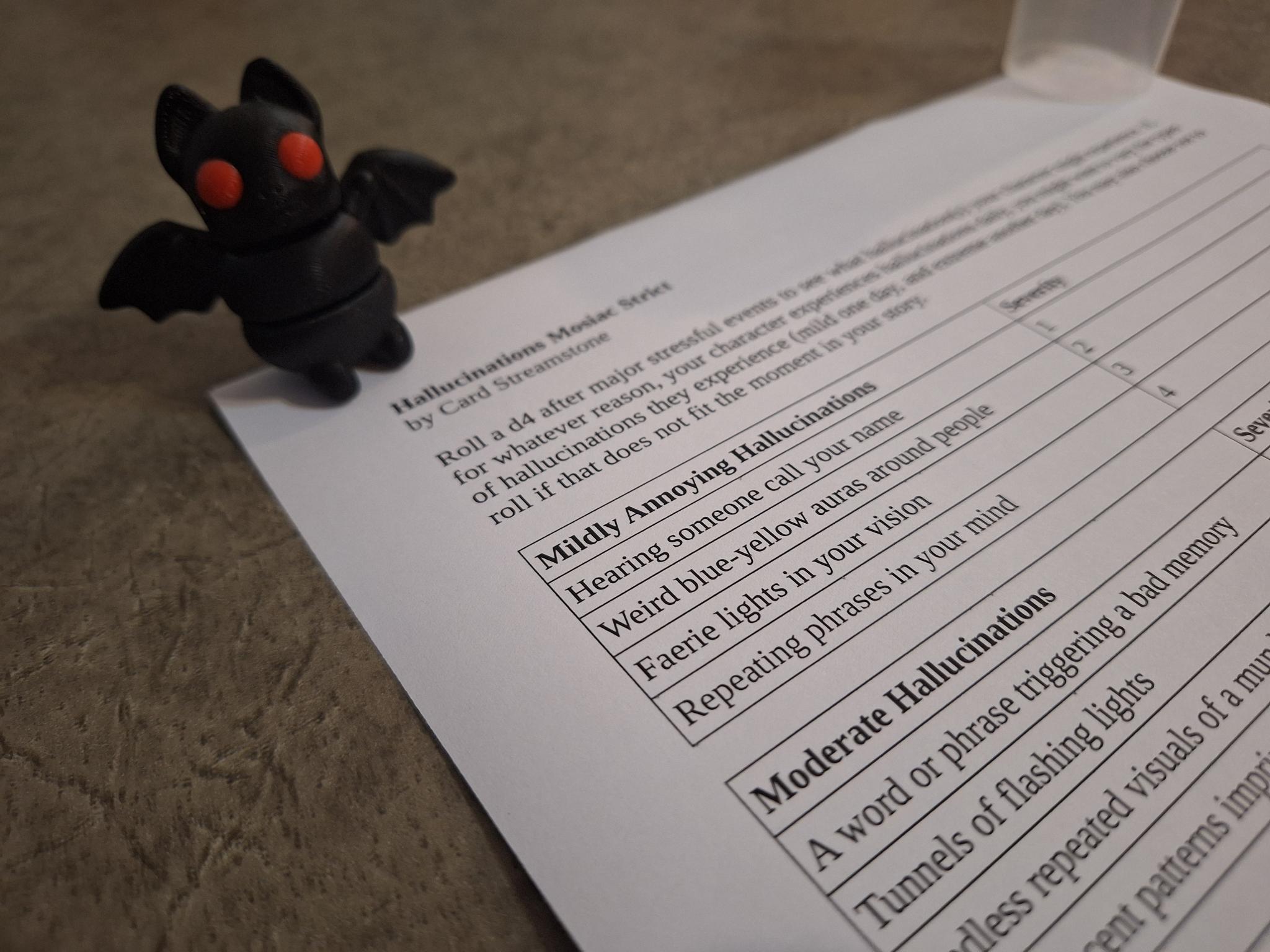 Hallucinations MOSAIC Strict by Card Streamstone