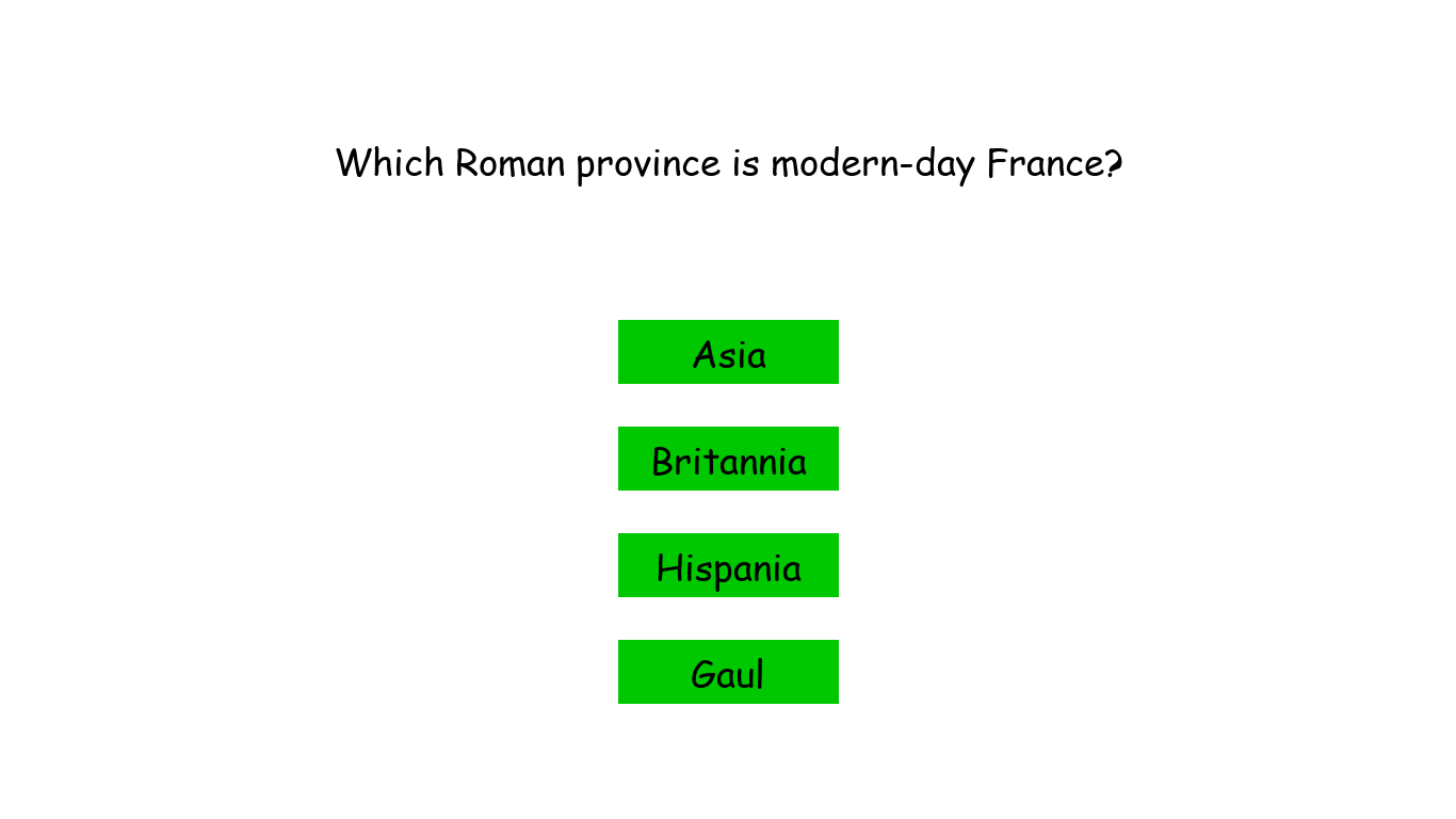 Roman Empire Quiz by patretro