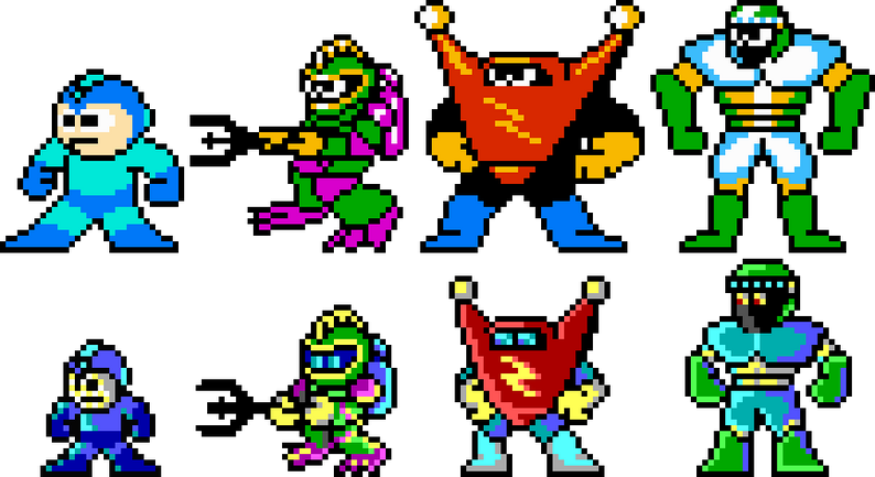 Mega Man DOS Remake [DEMO] by ItsBaZs