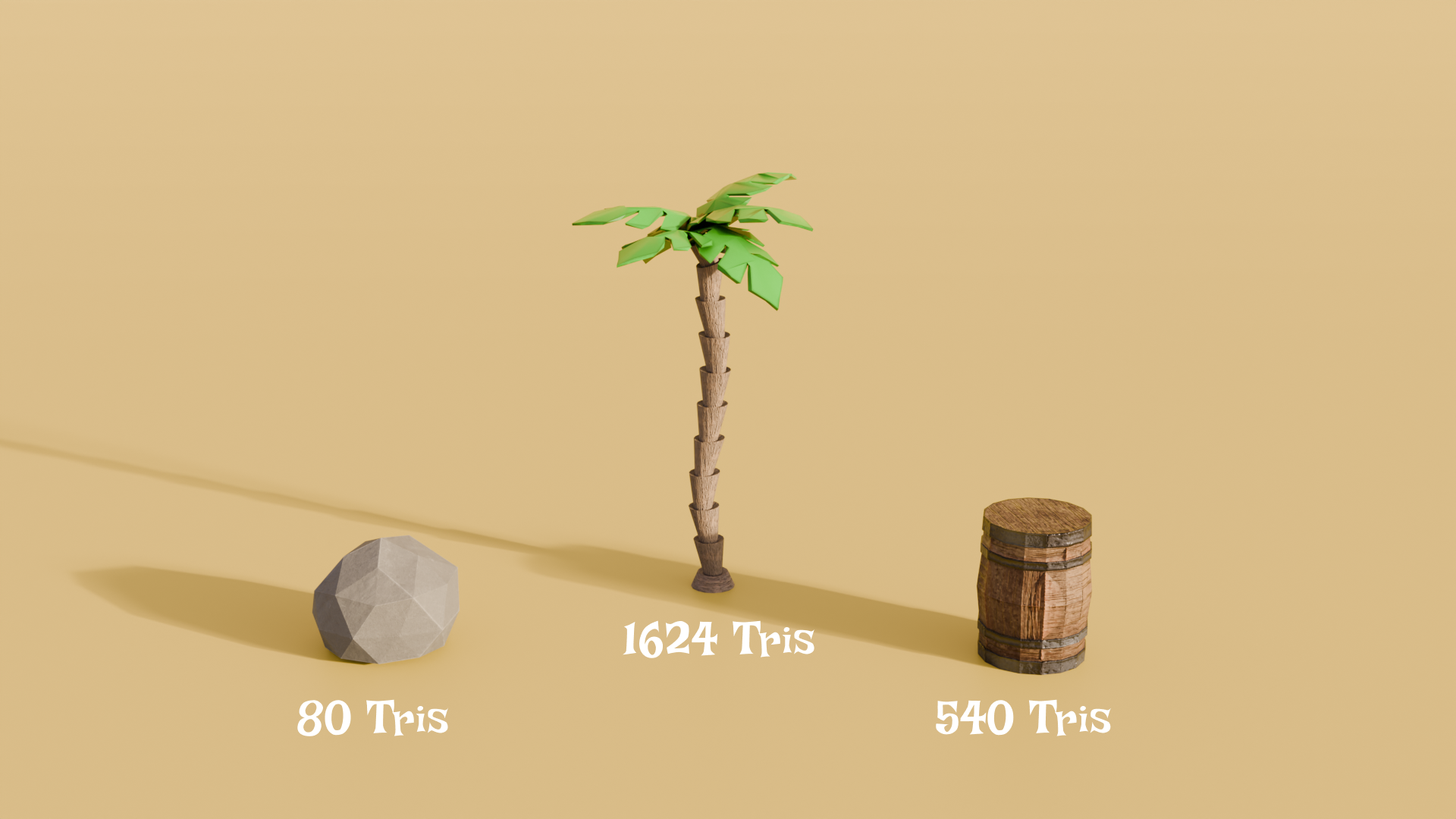 3D Stylized Pirate Island Props Pack by AdobeMano