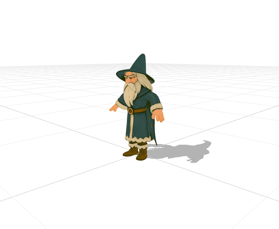 3D Northern Magician Character Rigged Pack – 3D Model with Walk, Run ...