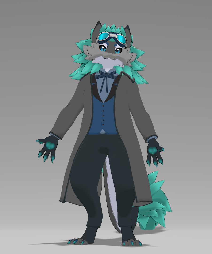 Novabeast suit and vest by MYRIADD