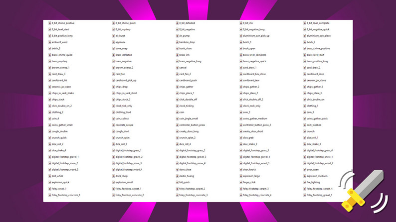 400 Sounds Pack by Chequered Ink