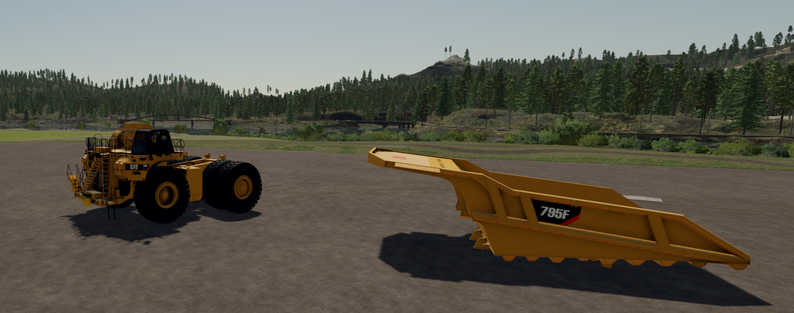 FS22 Buildable Cat 795 AC v1.0.0.1 by Critical Lift and Transport Sim ...