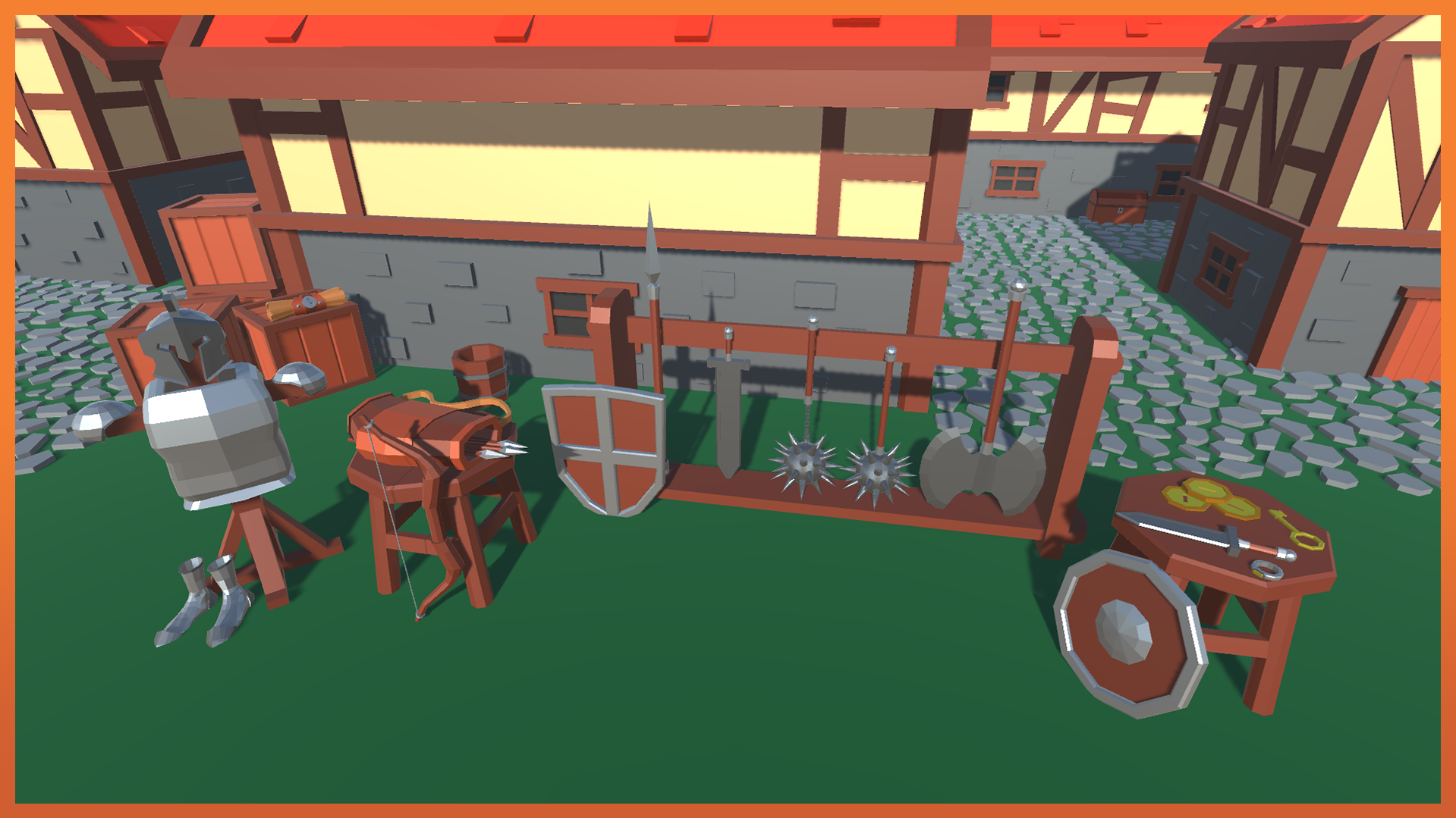 3D Low Poly Medieval Kingdom Pack by AndreyPopU