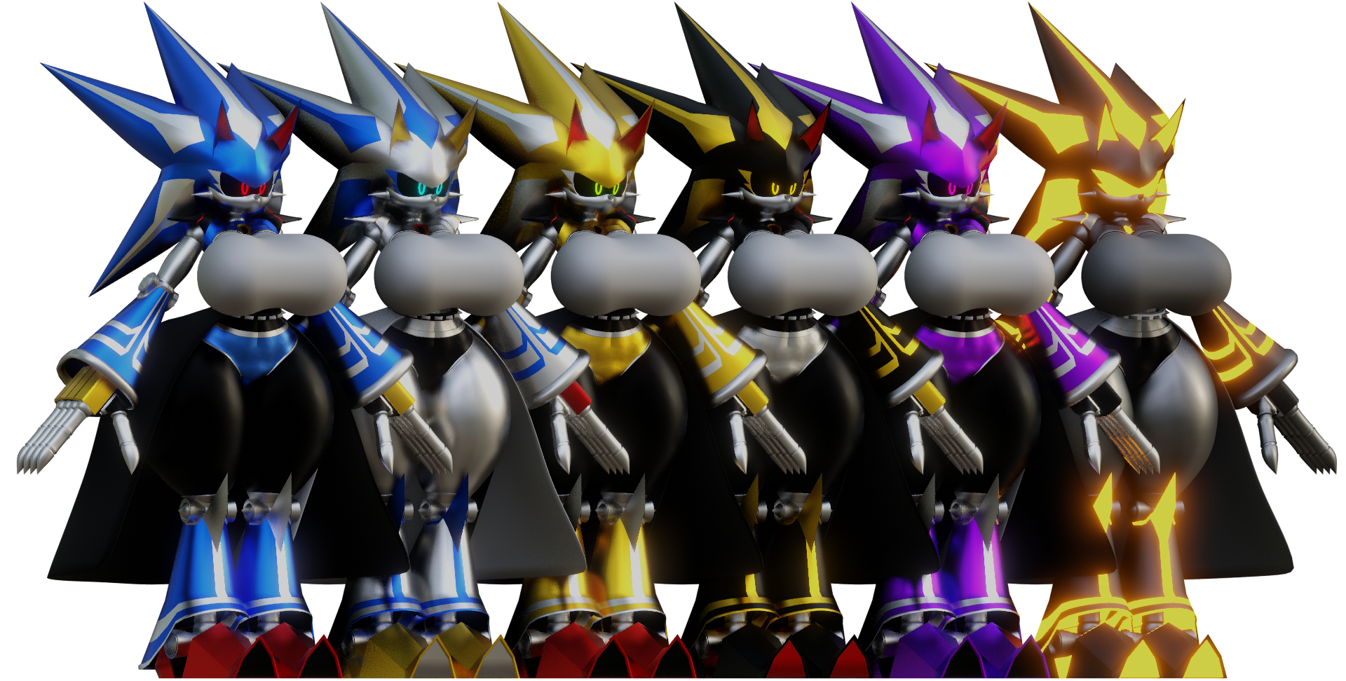 Neo Metal Sonic (VrChat) by LusterBlaze