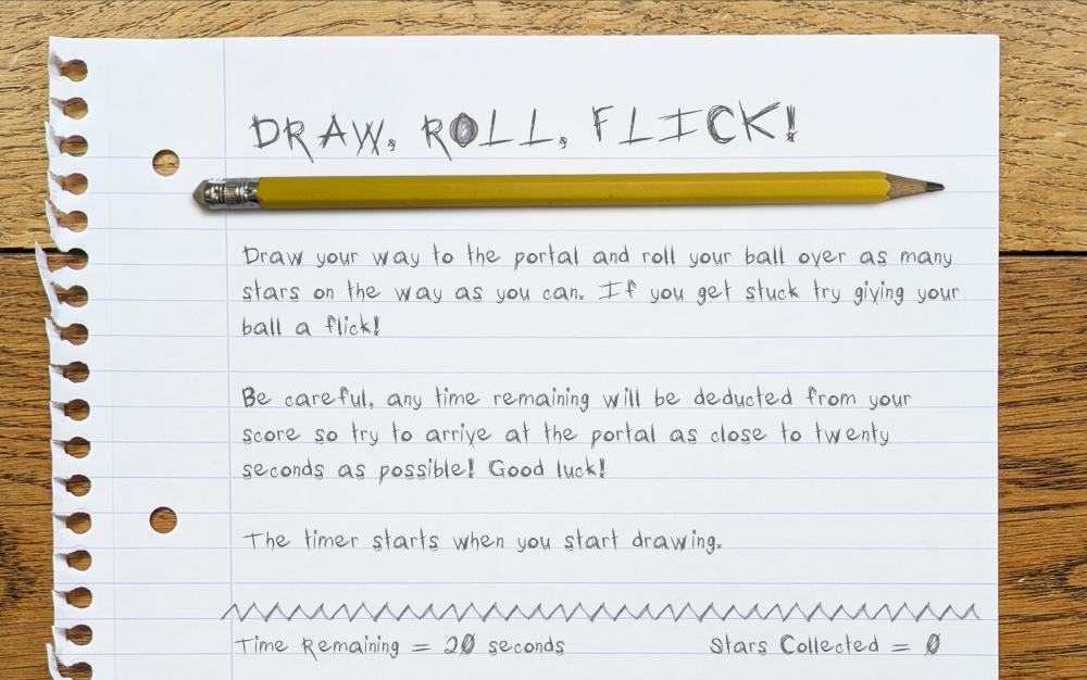 Draw, Roll, Flick by GeekyNicki