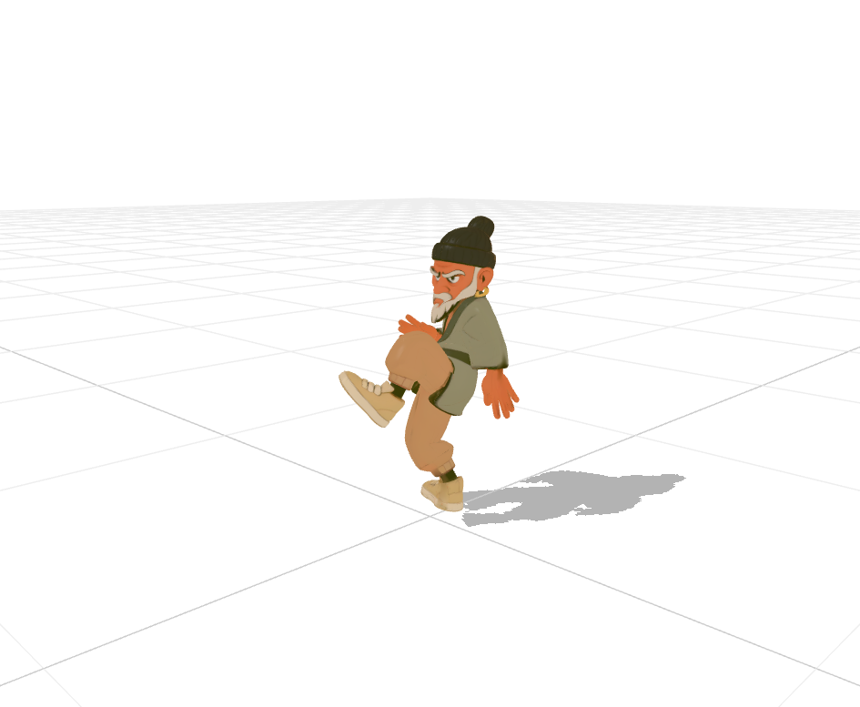 3D Modern Old Judoka Character Rigged Pack – 3D Model with Walk, Run ...