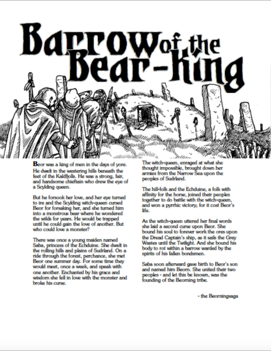 Barrow of the Bear King by WolfWyzard