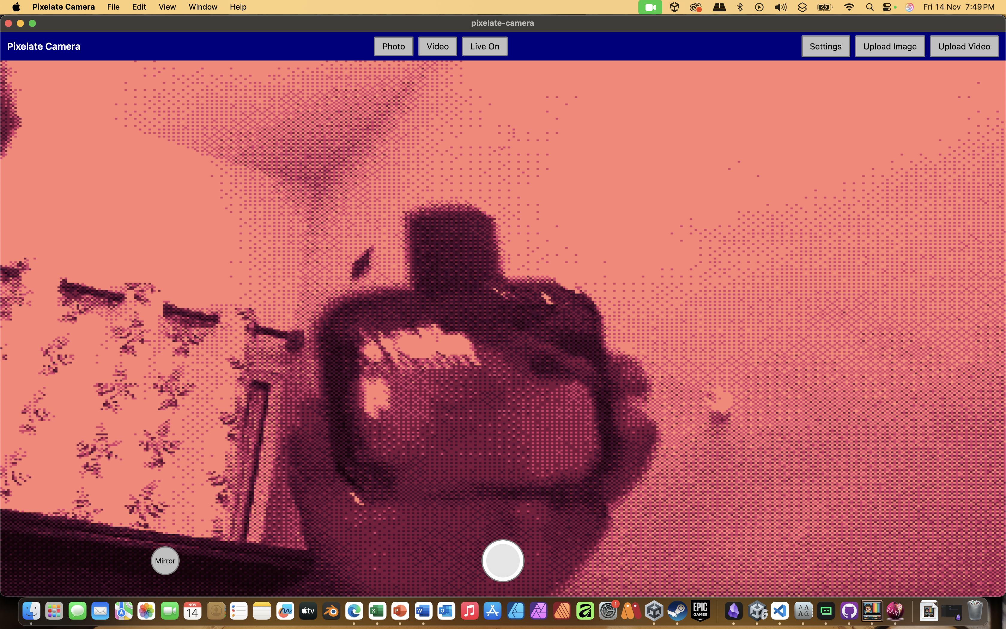 Pixelate Camera by aadhithyan