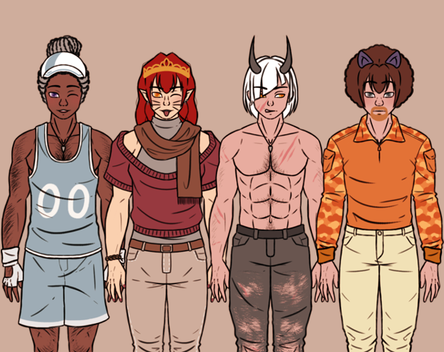 Character Creator MALE - visual novel sprite maker by MaelleMarylloup