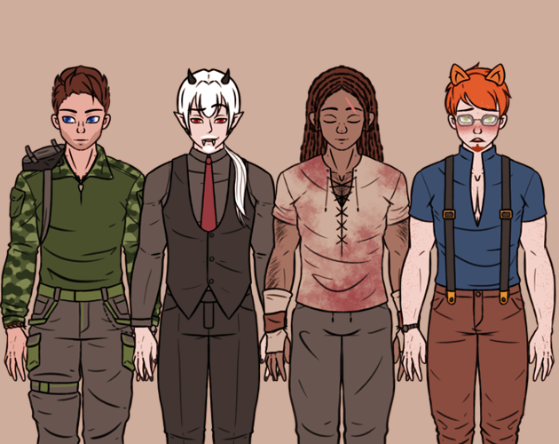 Character Creator MALE - visual novel sprite maker by MaelleMarylloup