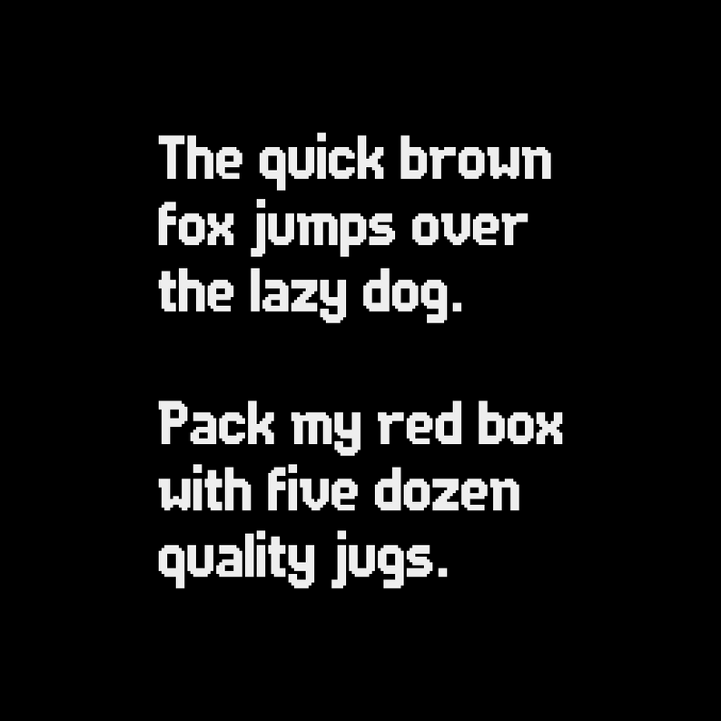 Pixel Font - NOCIVE by somepx