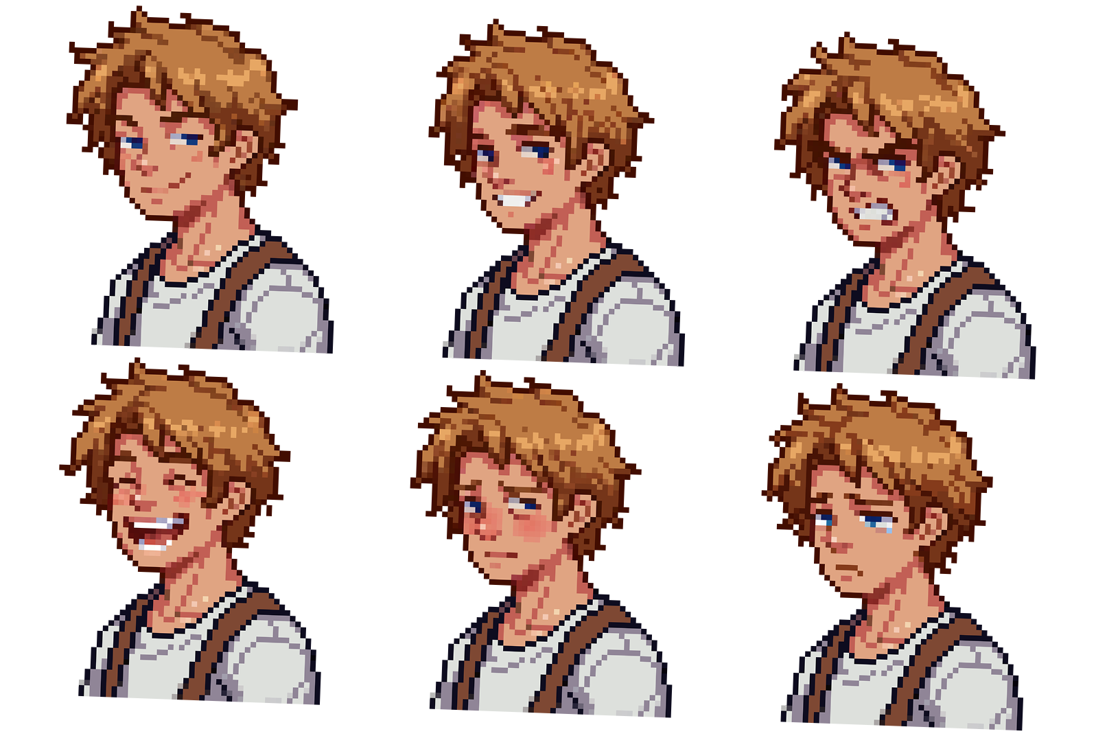 Ultimate Medieval Village Portrait Pack – 12 NPCs × 6 Expressions (72 ...