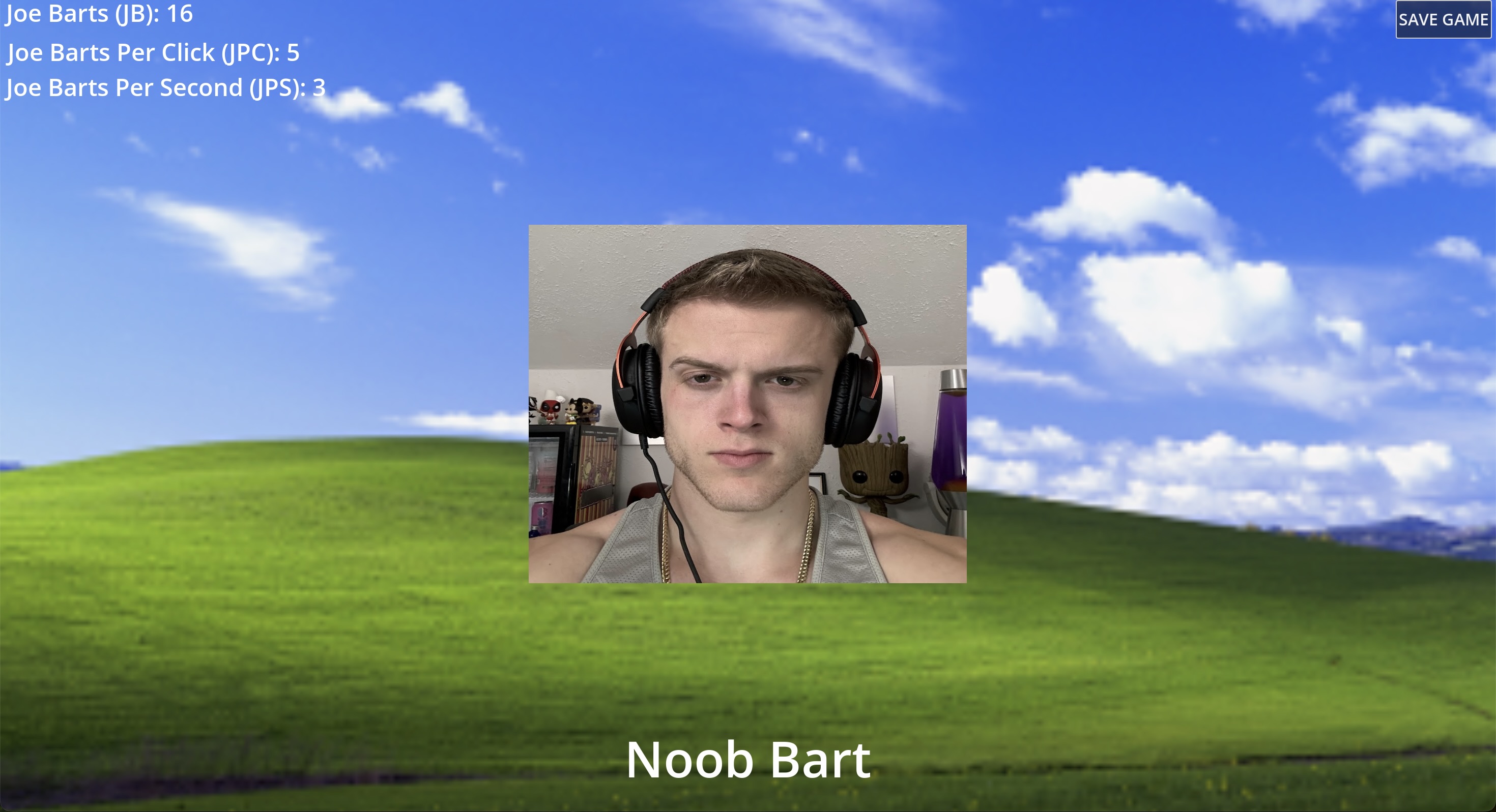 Joe Bart Clicker v2.0 by Josiah D. Widener