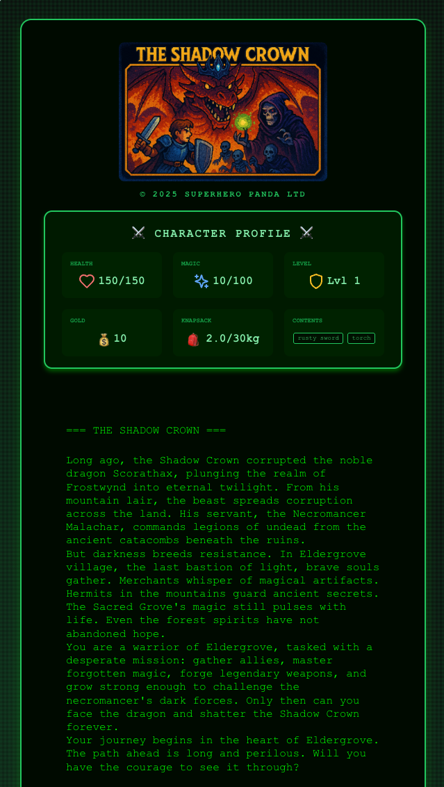 The Shadow Crown by superheropanda