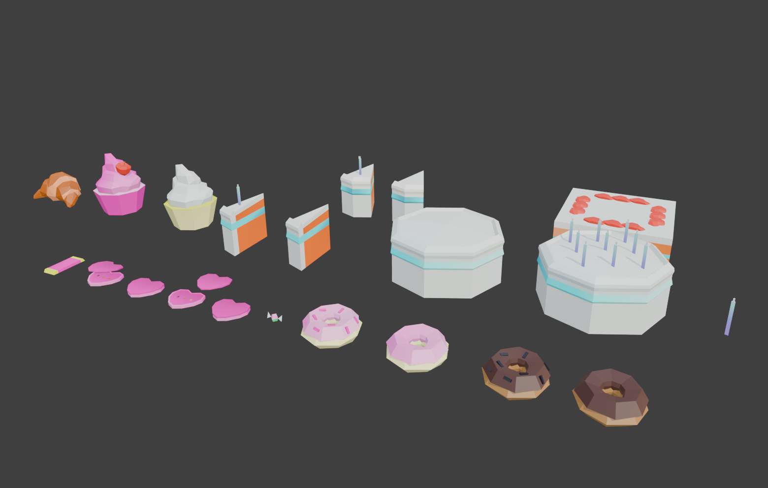 Low-Poly Sweets Pack by Paderunt