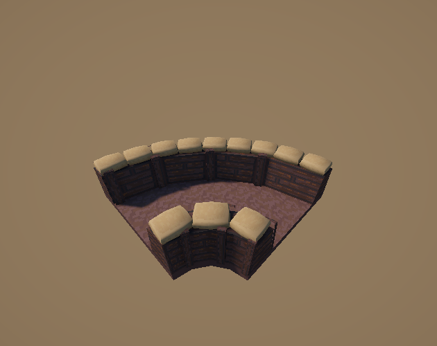 WW2 Modular Trench Pack — Pixel Art Textures (32px/m) by JSR Games