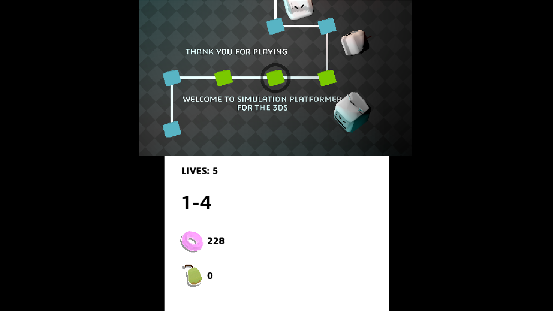 Simulation Platformer for the 3DS ( DEMO ) by sushibee123