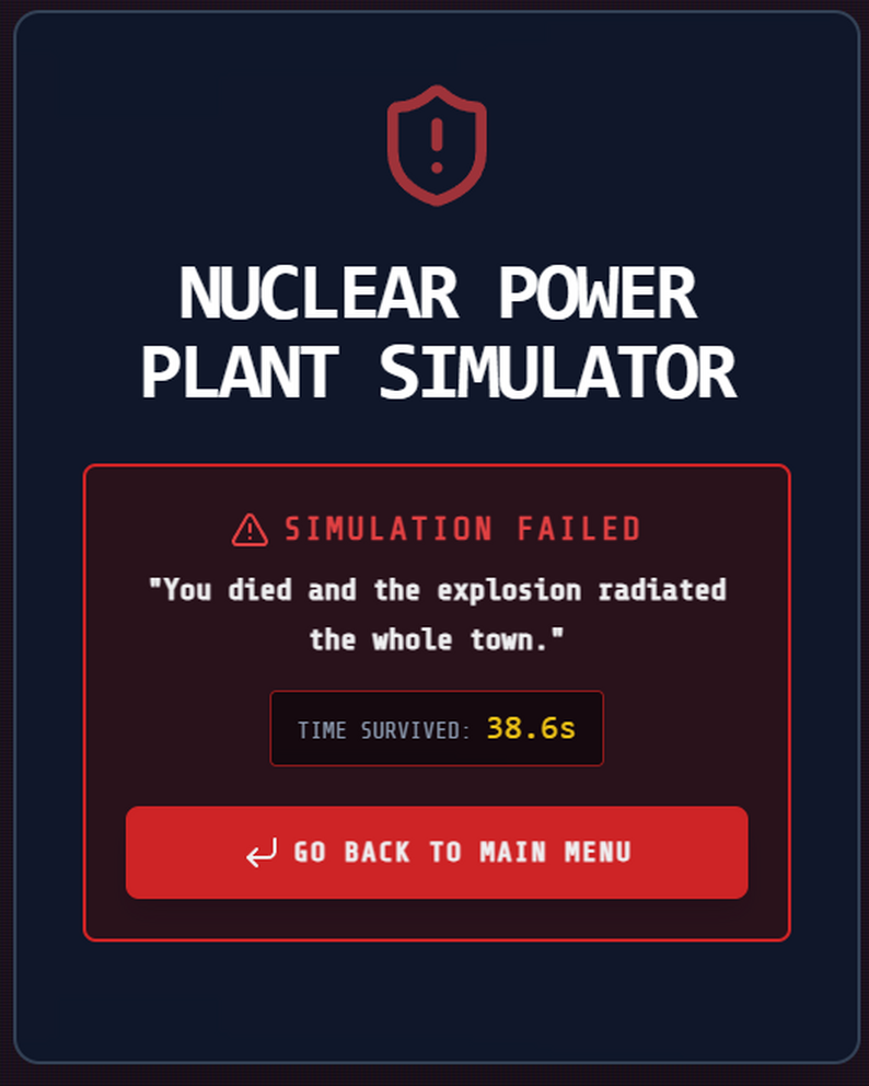 Nuclear Power Plant Simulator (v.0.4.9) by MaxJoannes