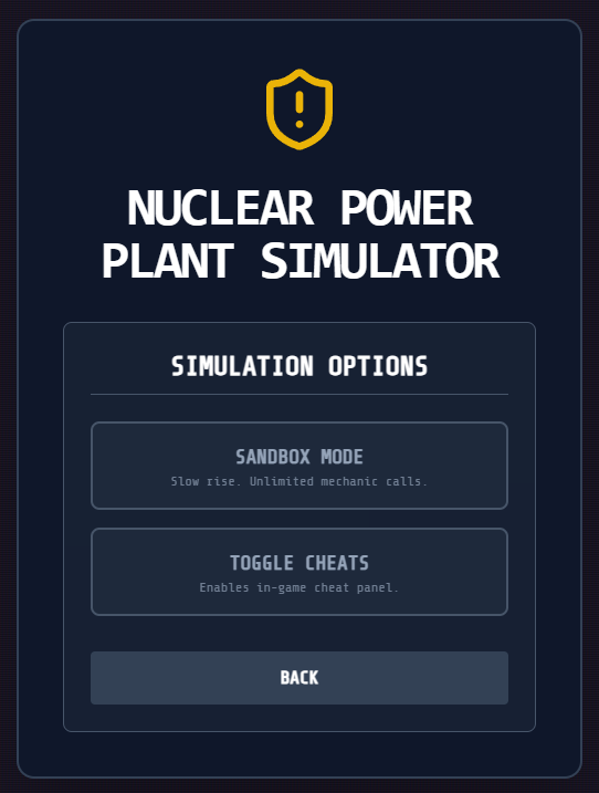 Nuclear Power Plant Simulator (v.0.4.9) by MaxJoannes