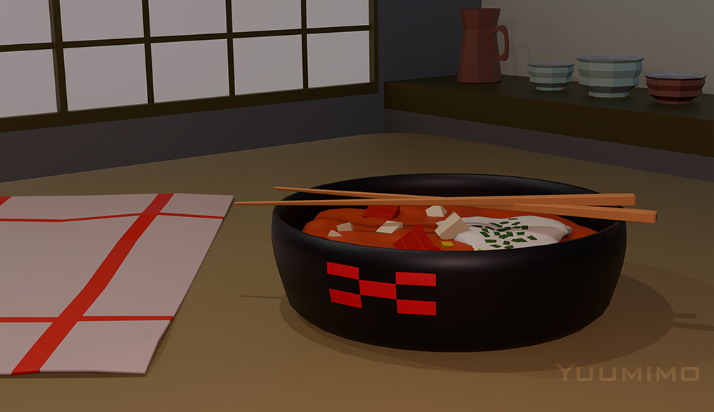 Stylized Tofu Soup Asset by Yuumimo
