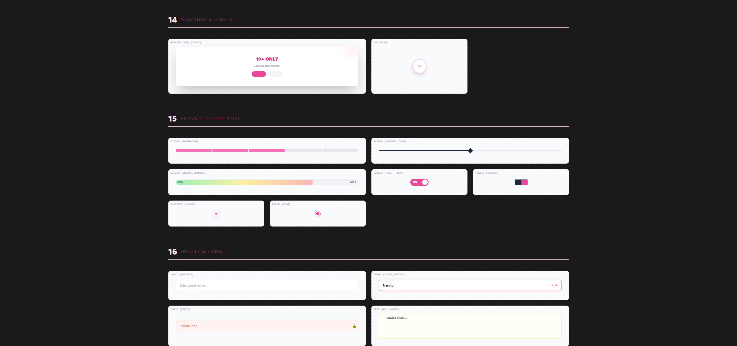 Modern Adult Visual Novel UI Kit (Ren’Py) by Hentline