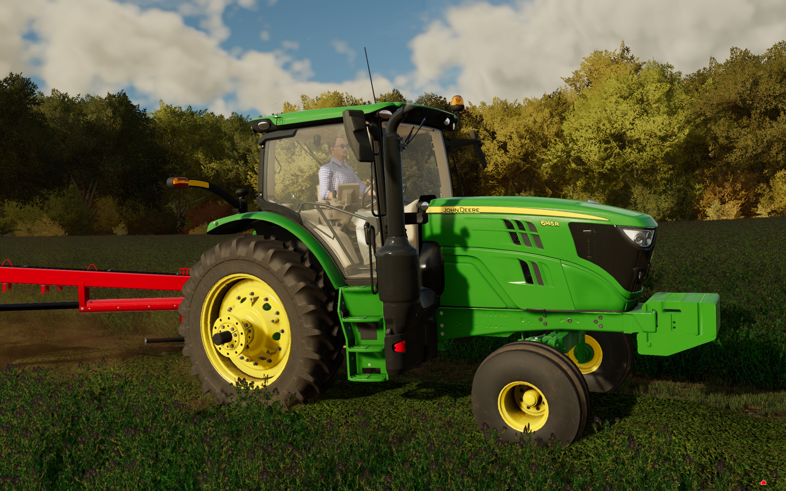 FS22 John Deere 6145R/6155R North America Edition by Green Acres Modding