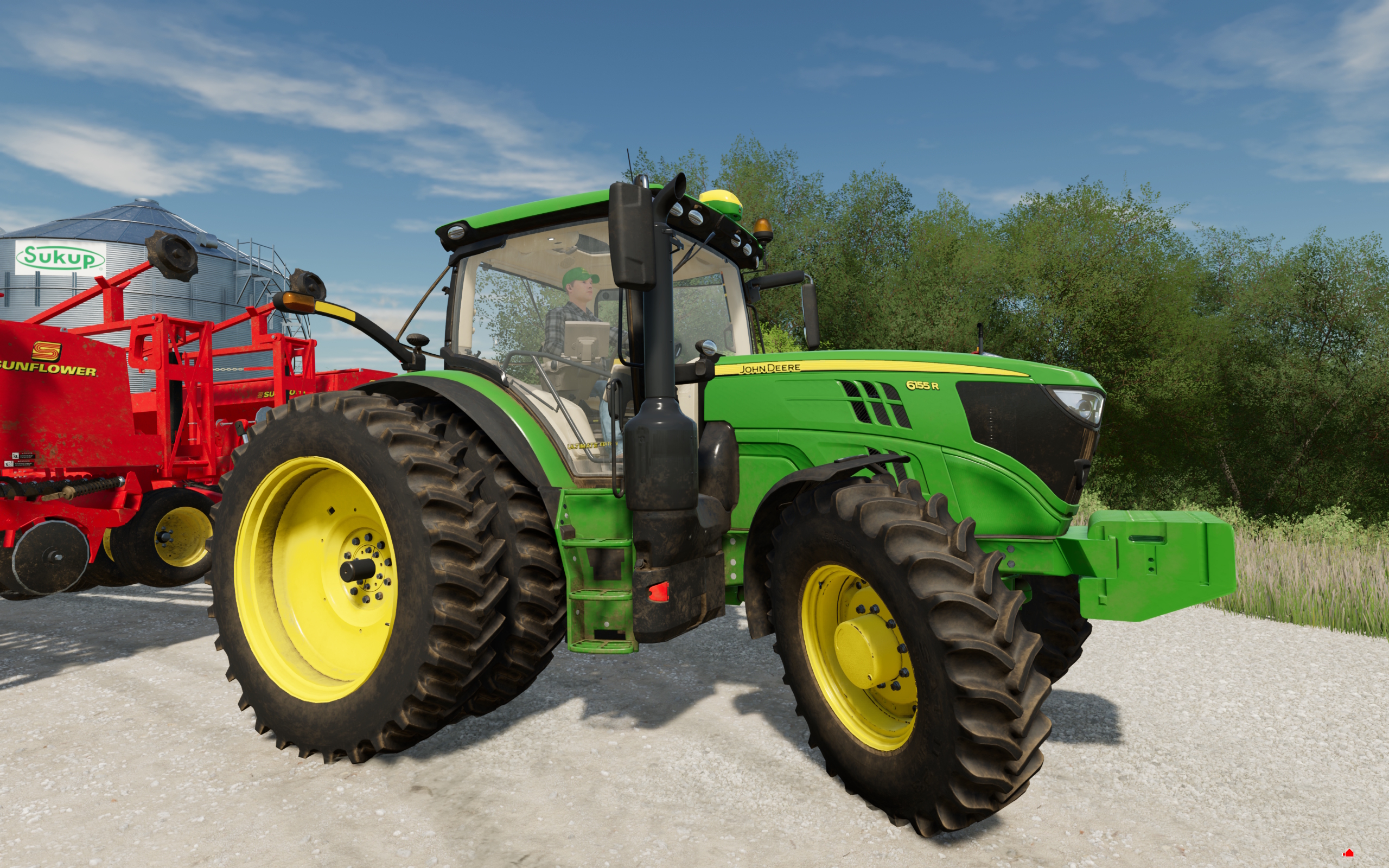 FS22 John Deere 6145R/6155R North America Edition by Green Acres Modding