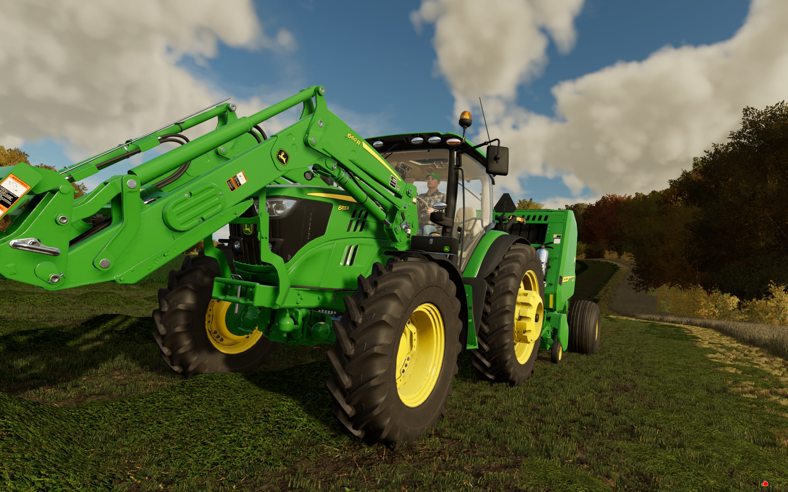 FS22 John Deere 6145R/6155R North America Edition by Green Acres Modding