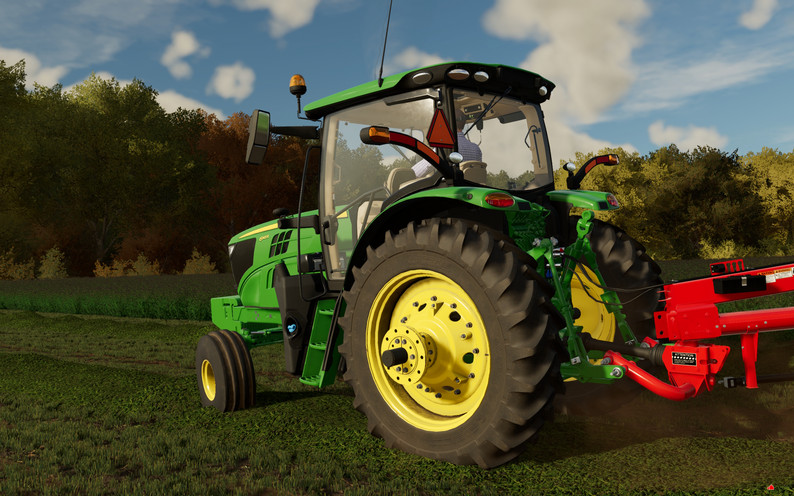 FS22 John Deere 6145R/6155R North America Edition by Green Acres Modding