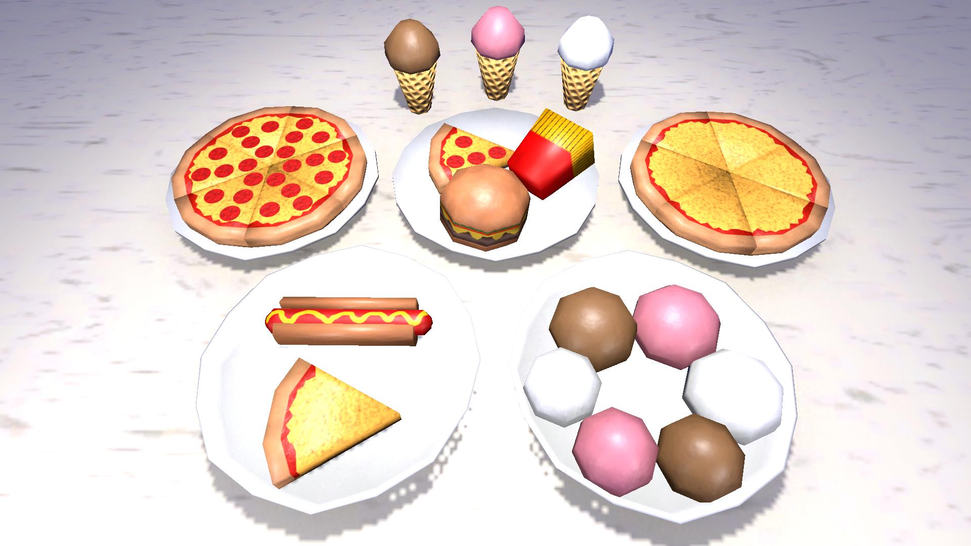 Low Poly Food Asset Pack by Kyle Fuji